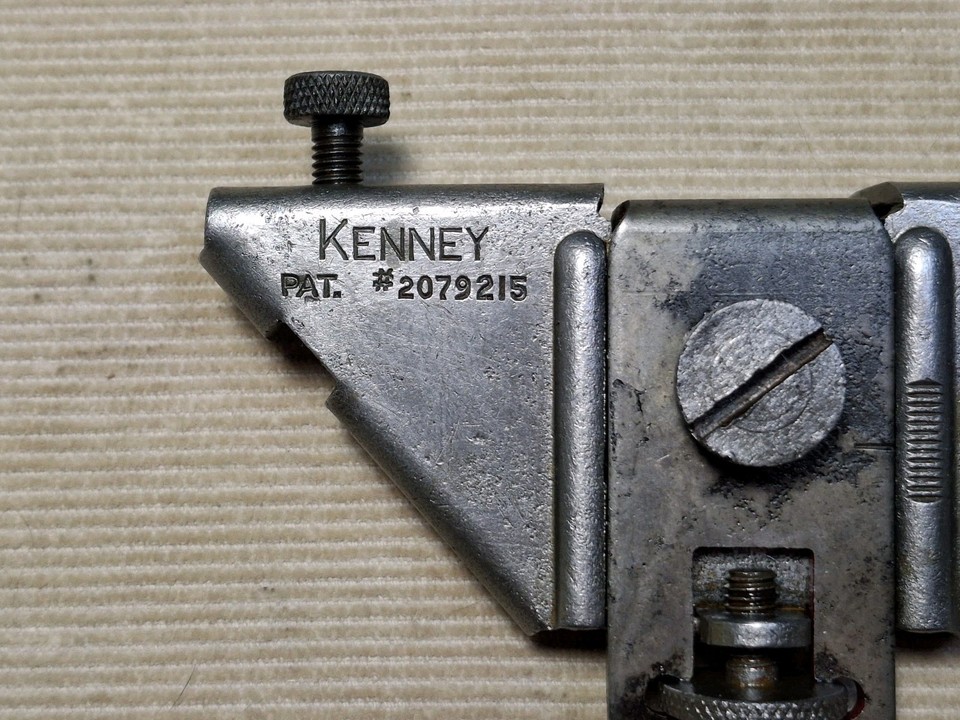 Kenney Patented Crosscut Cross Cut Buck Saw Jointer Raker Gage Gauge | eBay