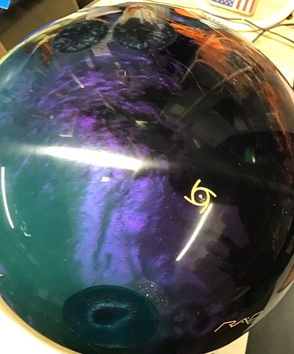 Storm Intense Fire Bowling Ball 15lb 1st Drill Fully Plugged Good ...