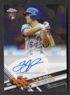 2017 Topps Chrome T.J.Rivera Rc Auto | eBay
