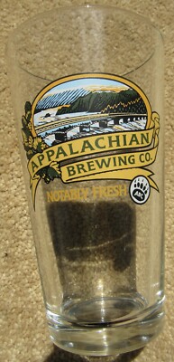 ABC Appalachian Brewing Beer Pint Glass Harrisburg PA EXC COND Micro ...