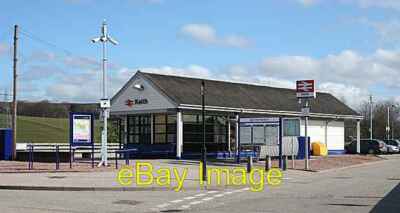 Photo 6x4 Keith Station Approaching the station building from the car ...