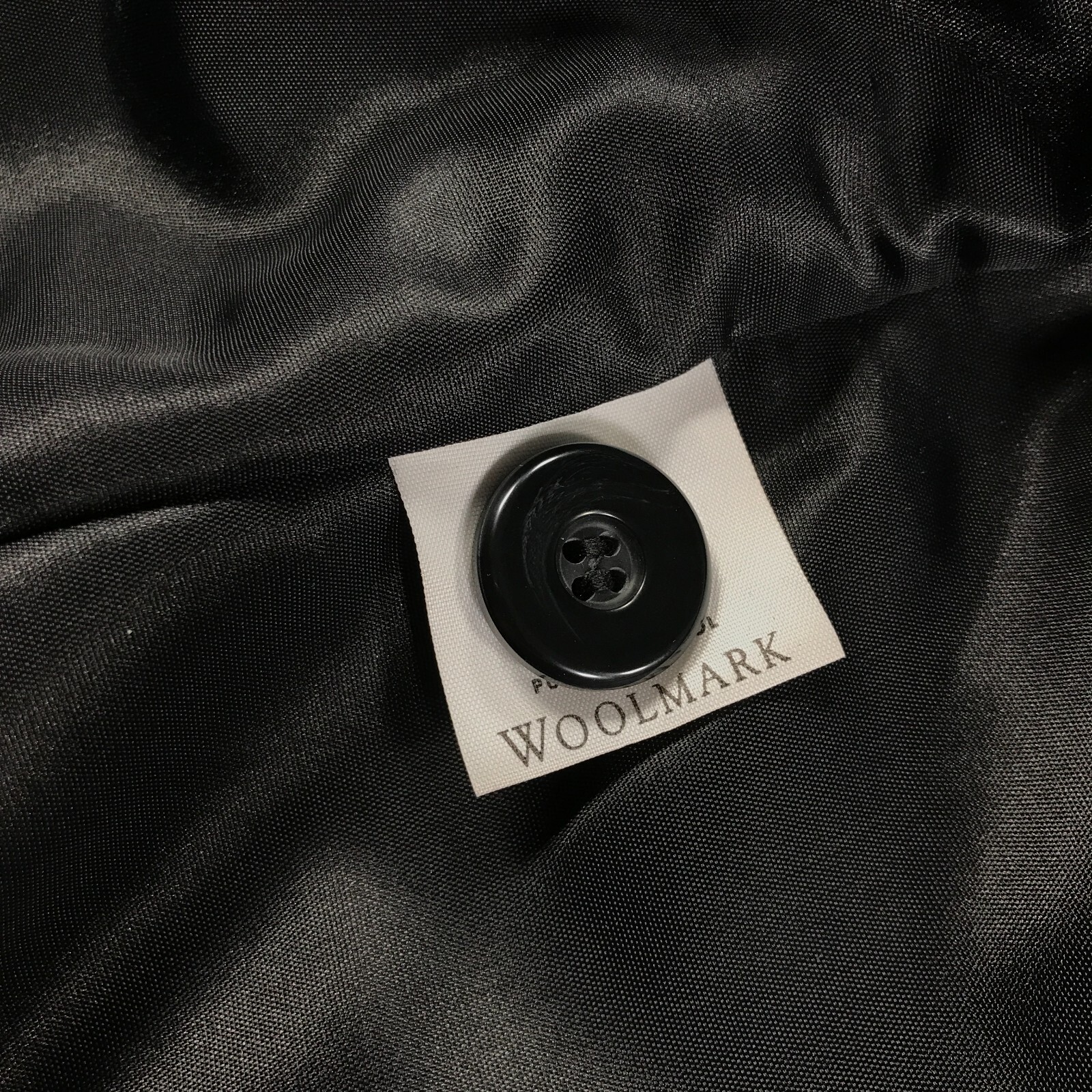 Herluf Design Denmark Coat Womens 36 Black Wool Car O… - Gem