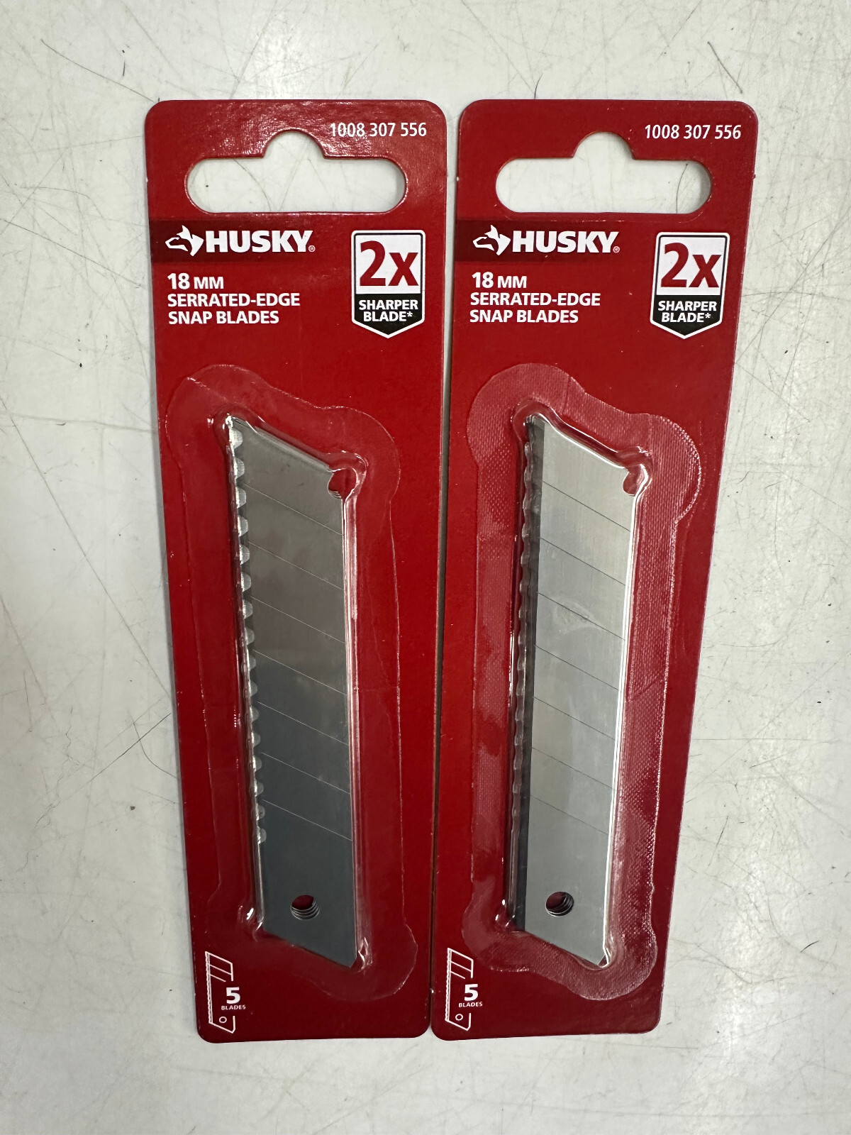 (2) Husky 18 mm Serrated Snap Blades (5-Pack) | eBay