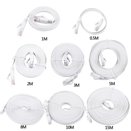 RJ45 CAT6 Ethernet Flat LAN Cable UTP Patch Router Cables 1000M AU | eBay