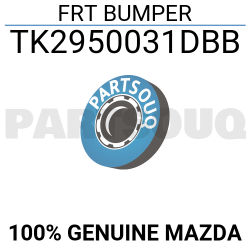 TK2950031DBB Genuine Mazda FRT BUMPER TK29-50-031DBB | eBay