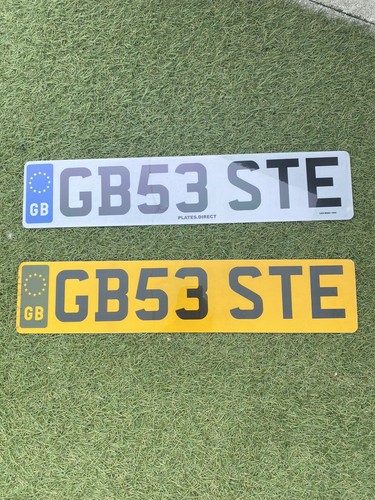 personlised number plate GB 53 STE On Retention | eBay