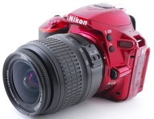 Nikon D D5500 24.2MP Digital SLR Camera - Red (Body Only) for sale ...