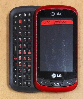 LG Xpression / Expression C395 - Red and Black ( AT&T ) Cellular Phone ...