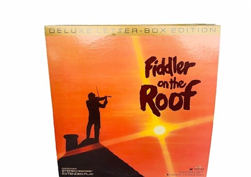 Laser Disc vtg laserdisc case cover 12" movie 1971 Fiddler on Roof 2 ...