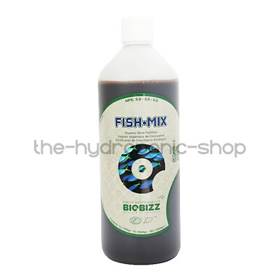 BioBizz Fish Mix 1 Litre Organic Growth Enhancer Hydroponics ...