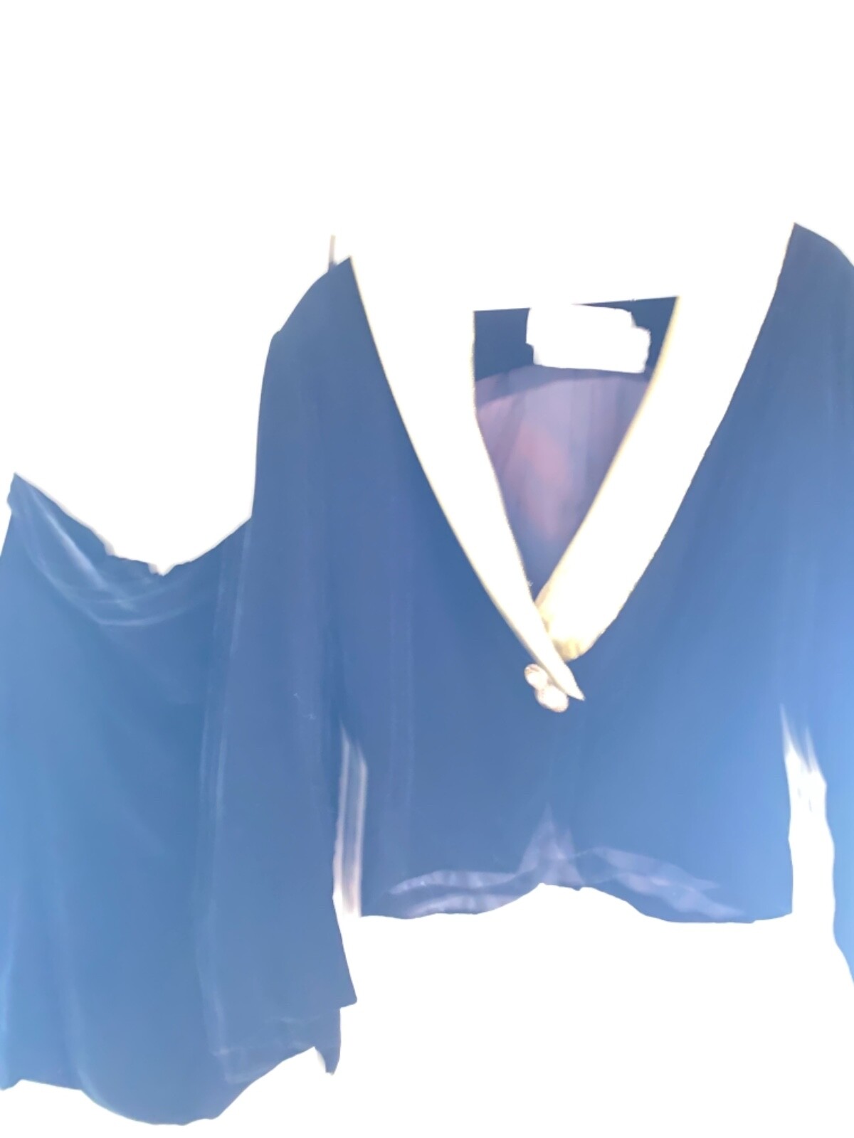 Pilar Rossi Velvet & Metallic Gold Evening Ensemble V… - Gem