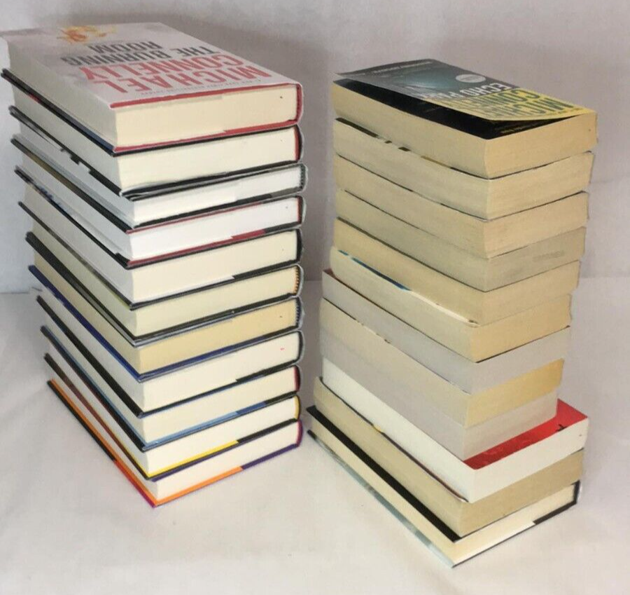 Lot of 24 Complete Harry Bosch Series Books 1-24 by Michael Connelly HC ...
