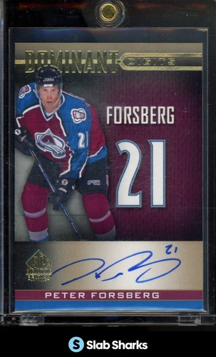 2020 SP SIGNATURE EDITION LEGENDS PETER FORSBERG DOMINANT DIGITS GOLD ...