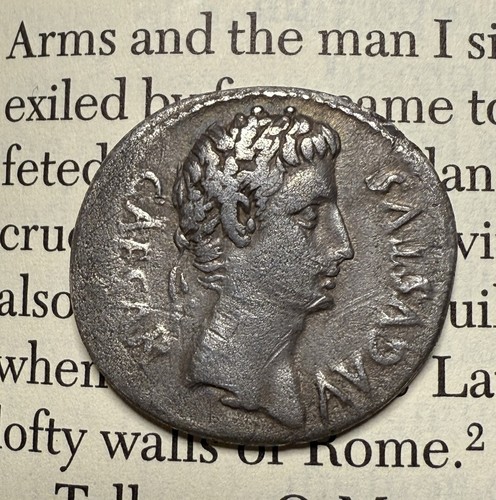 Roman Octavian Augustus Denarius Ancient Silver Coin. Comet Of Julius ...