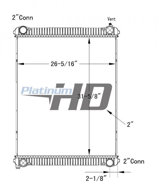 2006-2010 Freightliner M2 100 Plastic / Aluminum Radiator | eBay