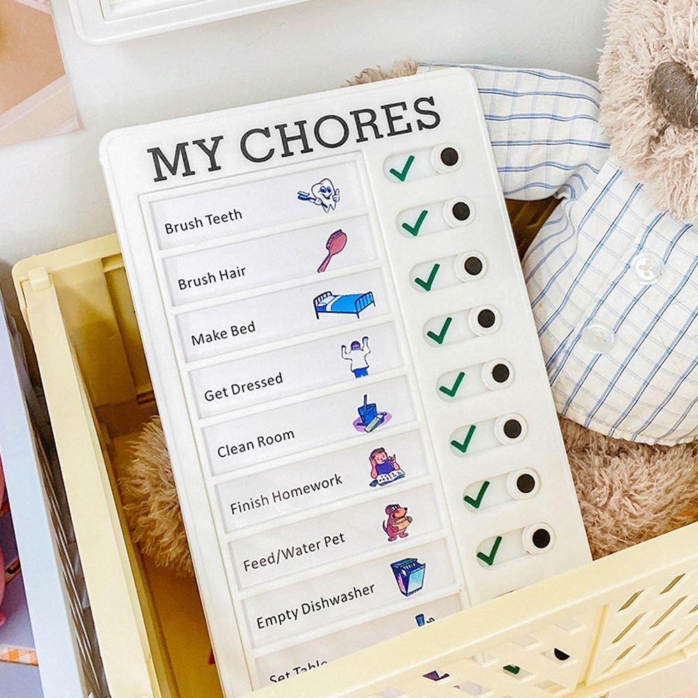 NEW Memo Plastic Board Office Plastic Notes Message My Chores Portable ...