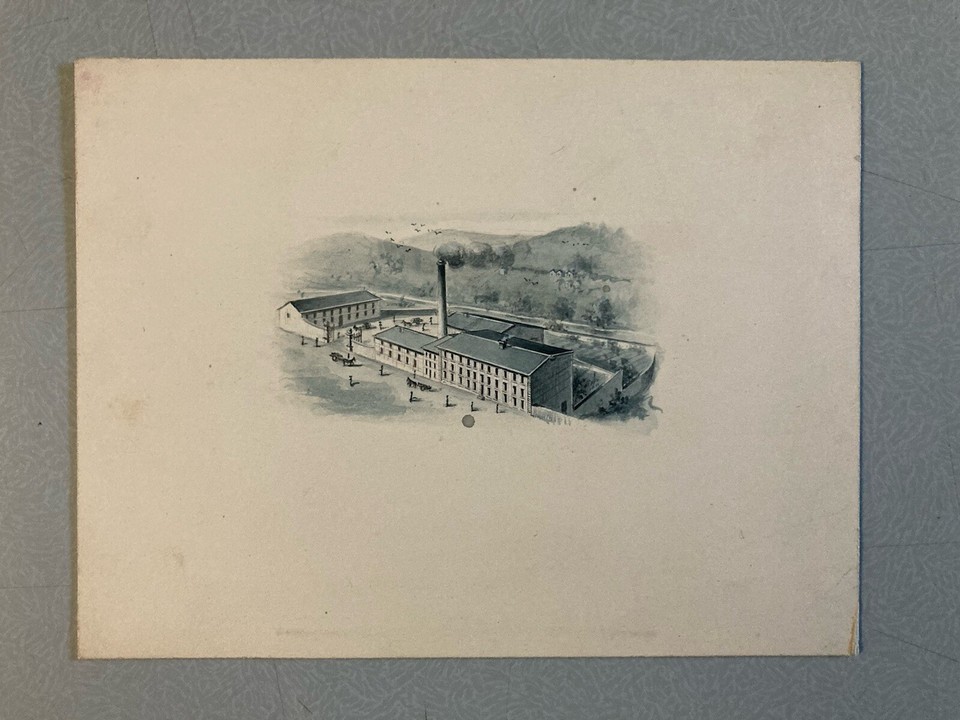 Very Nice Drawing Miniature 1900 Ink Lavis Factory Architecture to ...