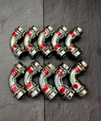 Viega Prestabo Bogen 90° i/i 18mm 10 Stück Pressfitting Sanpress ...