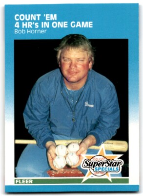 1987 Fleer Bob Horner Atlanta Braves #632 | eBay