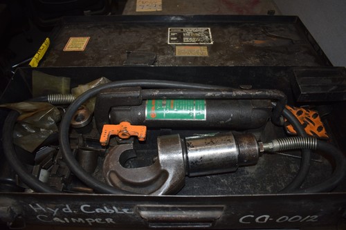 Burndy Y44B Y44BH-2 Hypress Hydraulic Crimping Tool KIT Dies Y8FP Foot ...