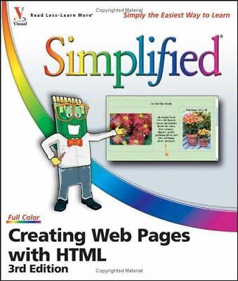 Creating Web Pages with HTML Simplified by Kinkoph, Sherry Willard | eBay