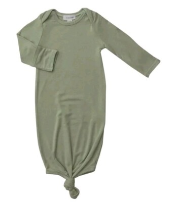 Angel Dear Green Bamboo Knot Gown Gown--Size 0-3 months | eBay