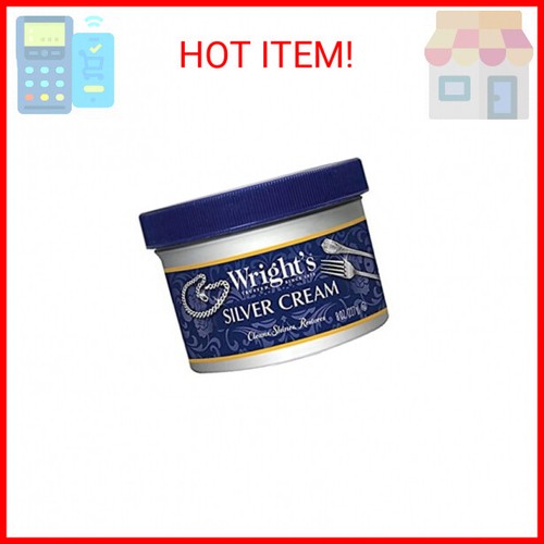 Wright's Silver Cleaner and Polish Cream - 8 Ounce - Ammonia Free ...