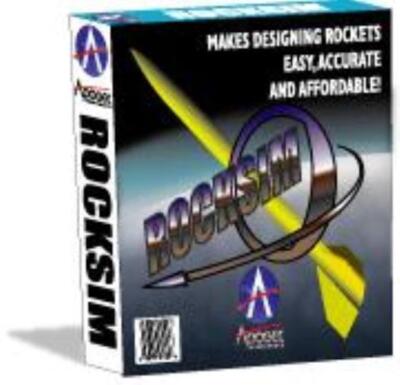 Model Rocket Sim 5.0 PC CD build components design analysis tool center ...
