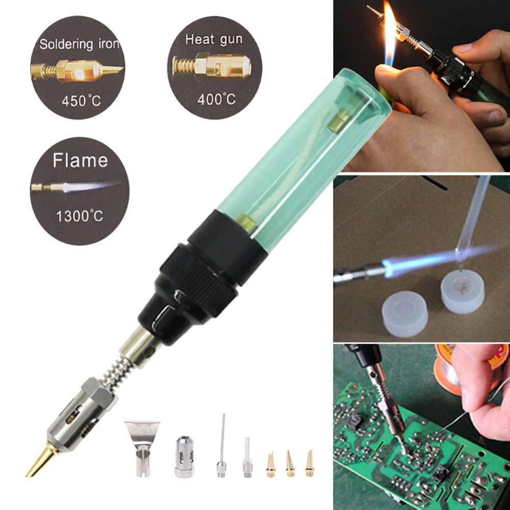 1Set Mini Welding Iron Cordless Gas Welding Solder Tool Welding Pen ...