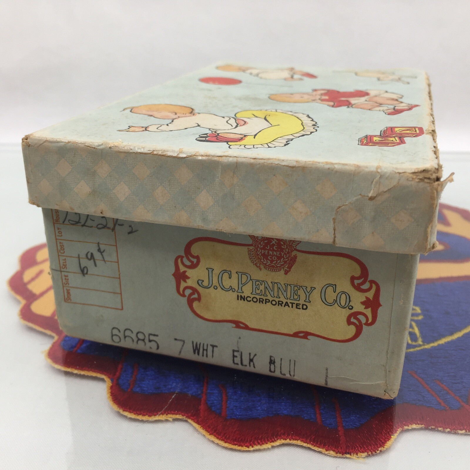 VTG 1940’s JC Penny Baby Shoe Box Only | eBay