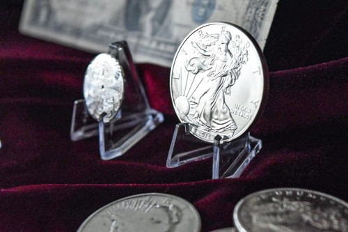 Display Stands Coins Psa Card Stand Small 20pcs Cards Holder Coin Clear ...