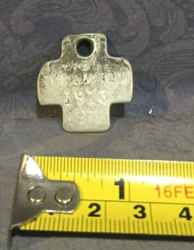 Rabies Vaccinated 1913 Collar Tag | eBay