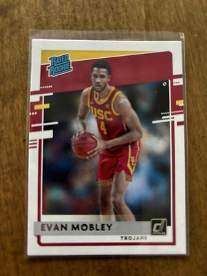 2021 DONRUSS DRAFT EVAN MOBLEY #27 RC Basketball TROJANS | eBay