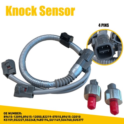 Knock 2X Sensor Harness For Toyota Camry Tacoma COROLLA CAMRY Lexus ...