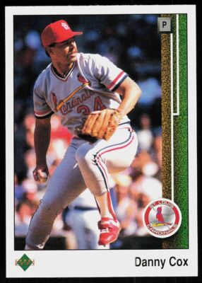 1989 Upper Deck Danny Cox St. Louis Cardinals #535 | eBay