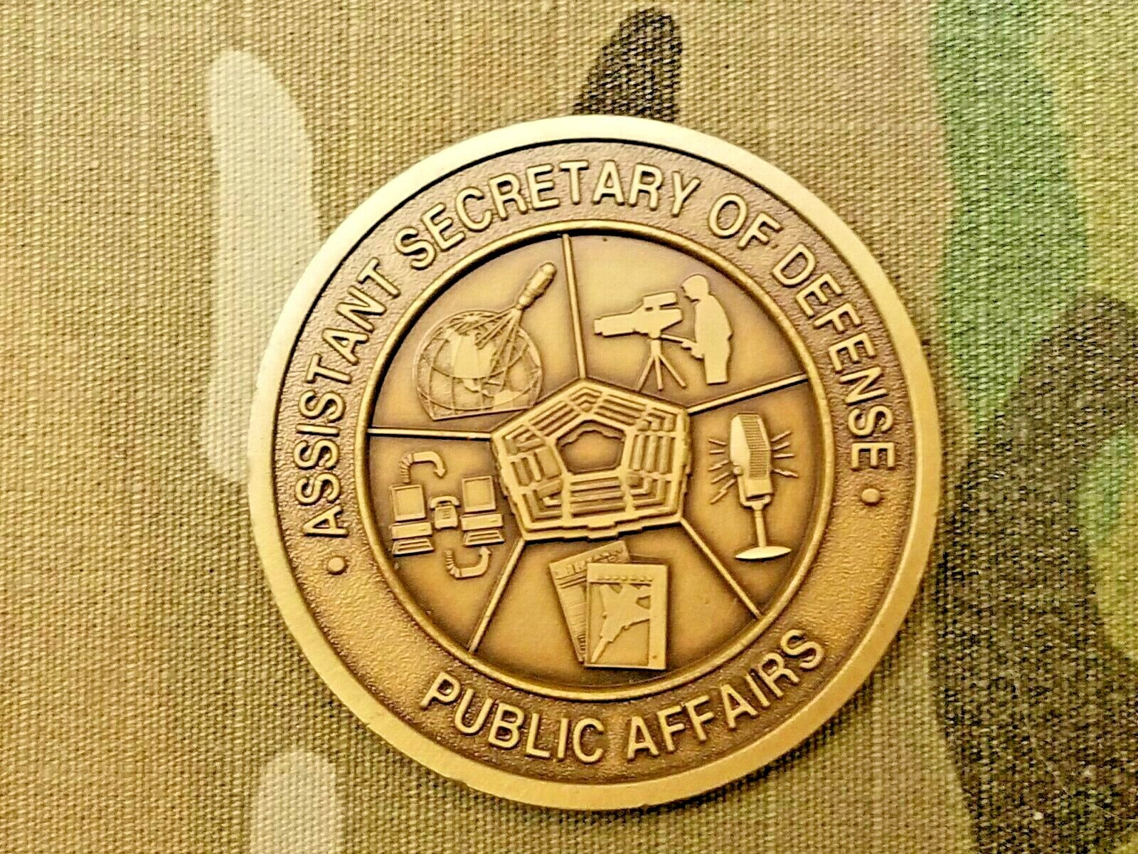 RARE ,ASSISTANT SECRETARY OF DEFENSE, PUBLIC AFFAIRS, CHALLENGE COIN | eBay