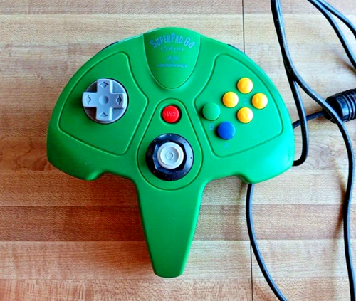 Green Nintendo 64 controller Super Pad 64 | eBay