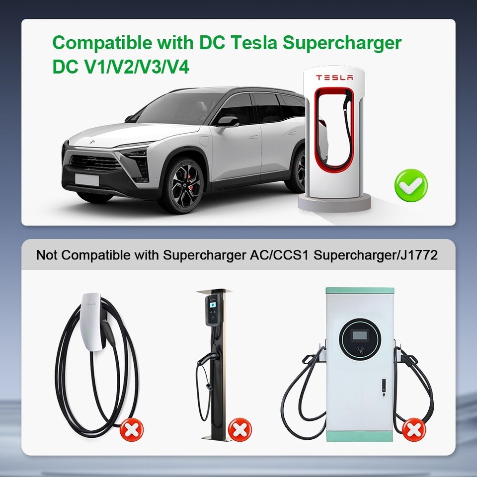 Ford Mach-E/ F150 Supercharger Adapter NACS to CCS1 for Tesla ...