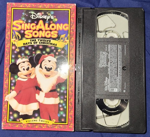 Disney Sing Along Songs The Twelve Days of Christmas VHS | eBay