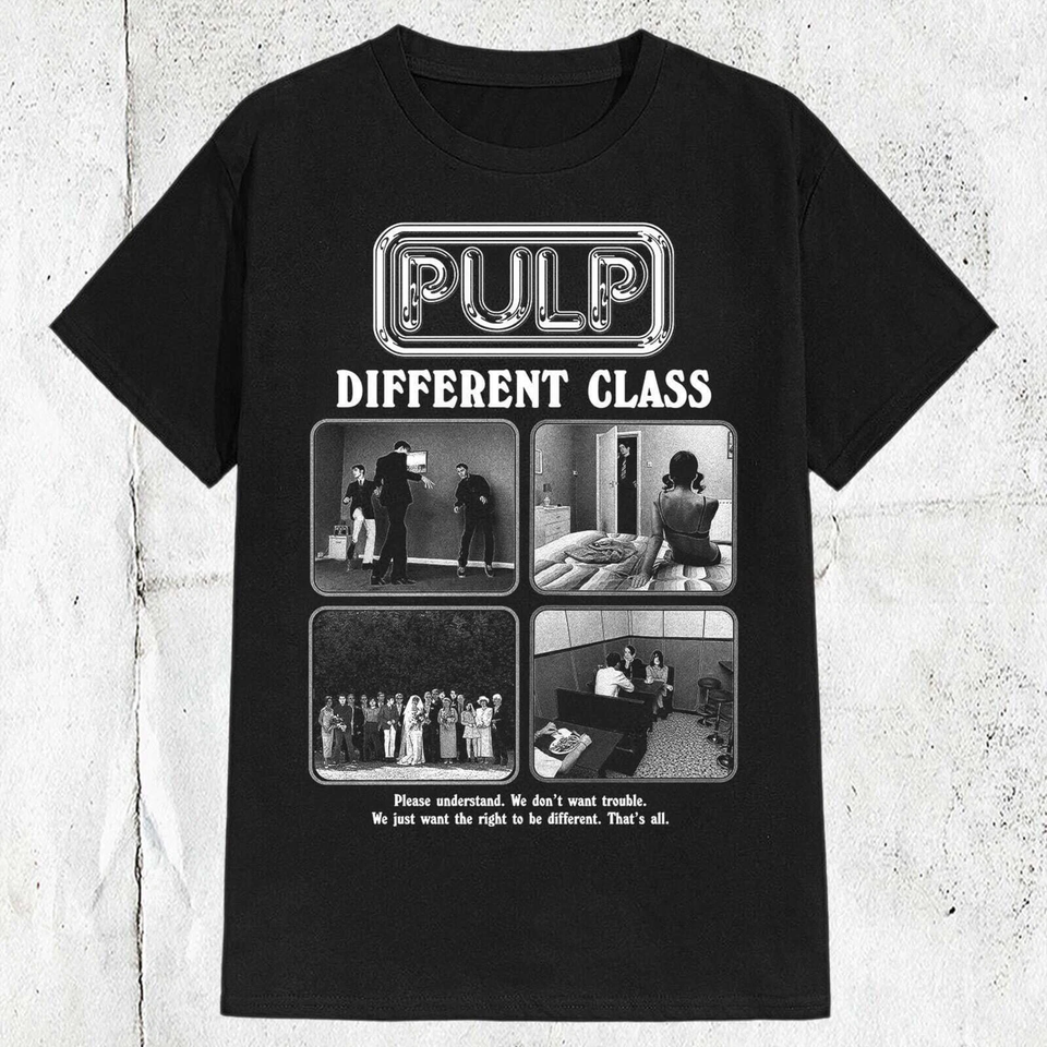 Pulp Band Britpop Different Class Unisex T Shirt S-5XL | eBay