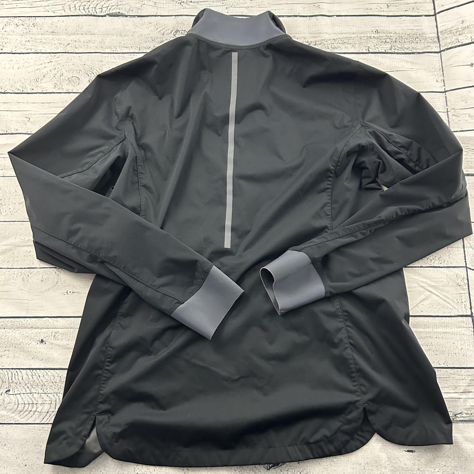 Brooks Full Zip Windbreaker Running Jacket Women's Large Black | eBay