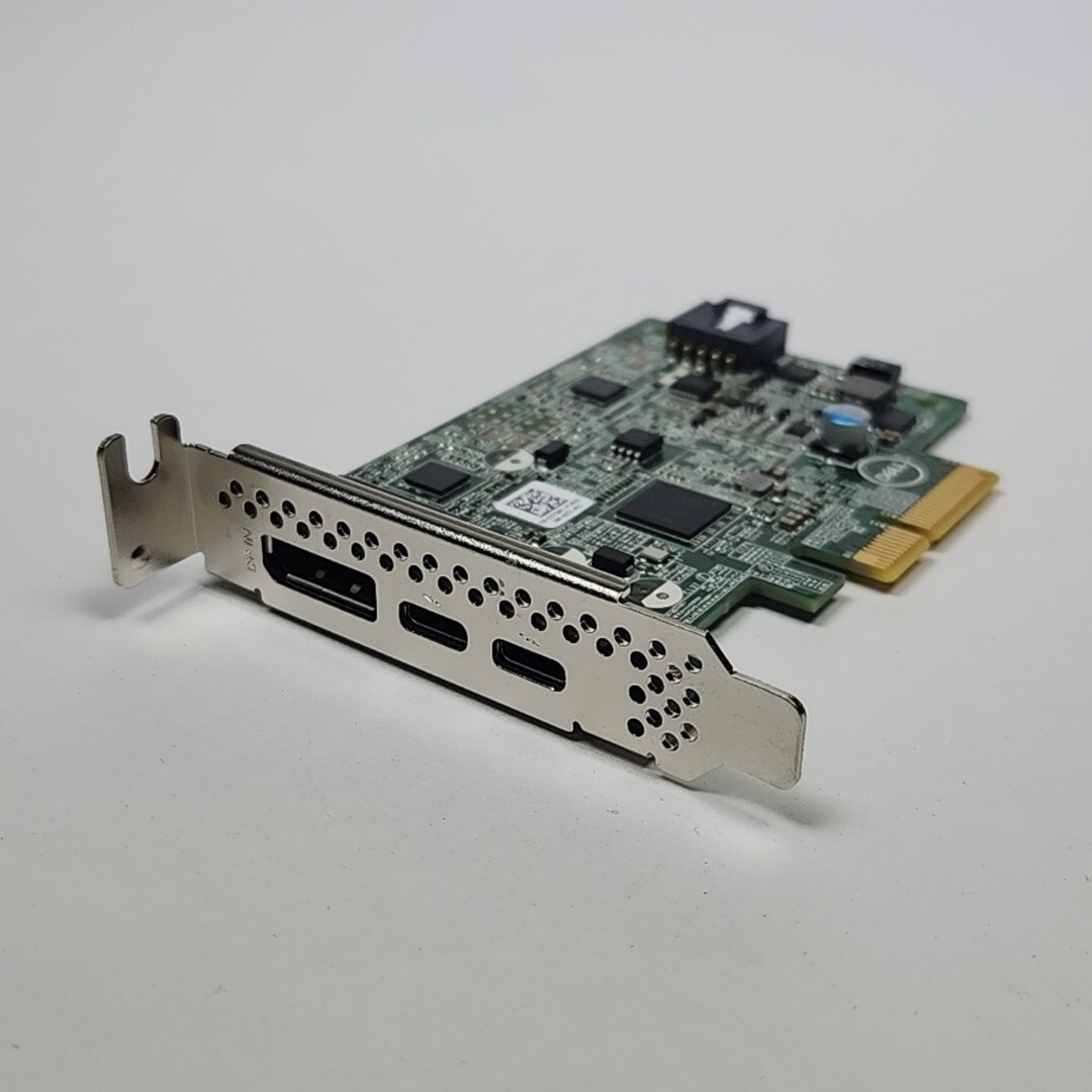 Dell Dual Port Thunderbolt 3 PCie Card +DisplayPort Passthrough DPWC500 ...