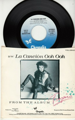 PAT BENATAR - OOH OOH SONG - ORIGINAL 45 WPS - GREAT SHAPE | eBay