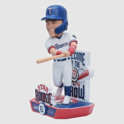 Josh Jung Texas Rangers Welcome to the Show FOCO Bobblehead Rookie LTD ...