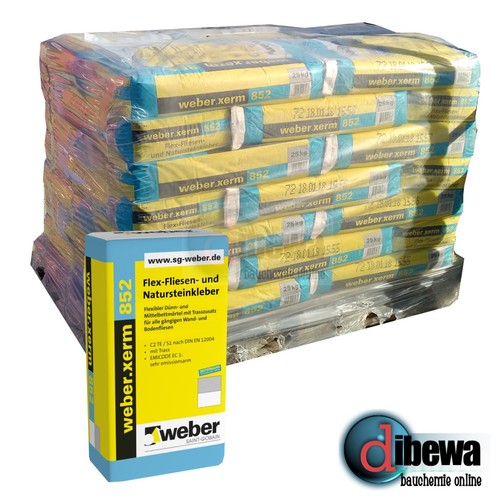 weber.xerm 852 - Flexkleber Fliesenkleber 42 Säcke a 25 kg | eBay