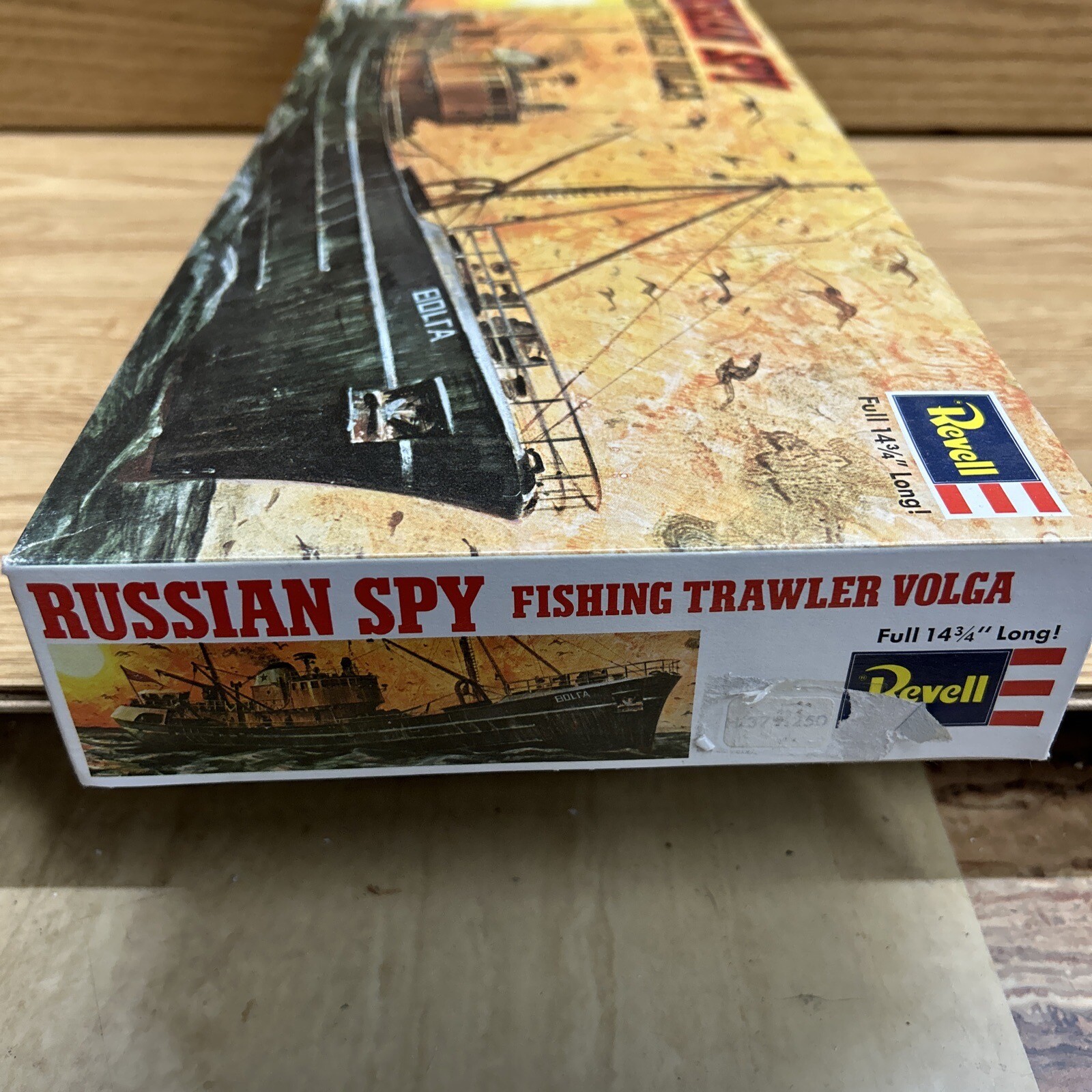 Vintage 1 142nd Scale Revell Russian Spy Fishing Trawler Volga - 1970 ...