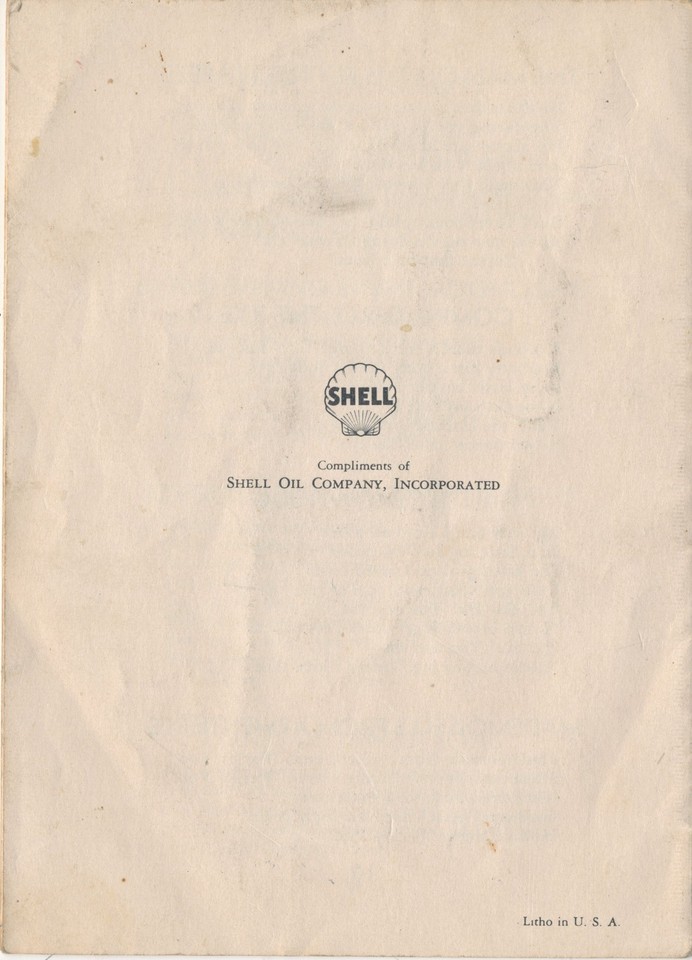 Vintage WWII Era Shell Oil Co. Songbook "Let's All Sing" Singalong ...
