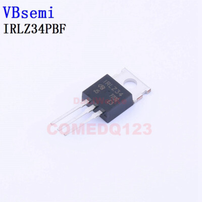 5PCSx IRLZ34PBF-VB TO-220AB-3 VBsemi MOSFET | eBay UK