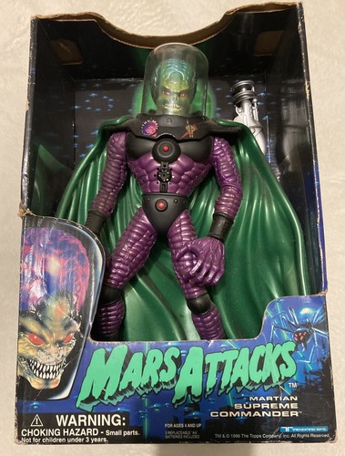 MARS ATTACKS MARTIAN SUPREME COMMANDER 1996 TRENDMASTERS NEW SEALED ...