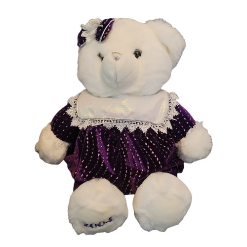Dan Dee Snowflake Teddy 2004 Plush 23" Christmas Girl Collectors ...